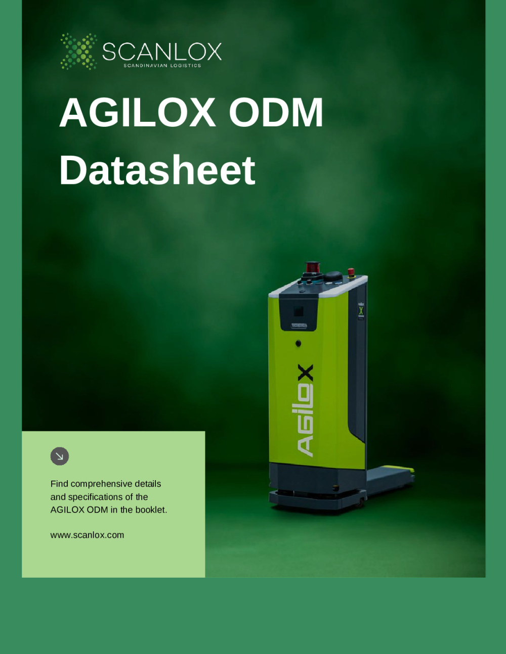 SCANLOX automationsløsning, AGILOX ODM Datasheet