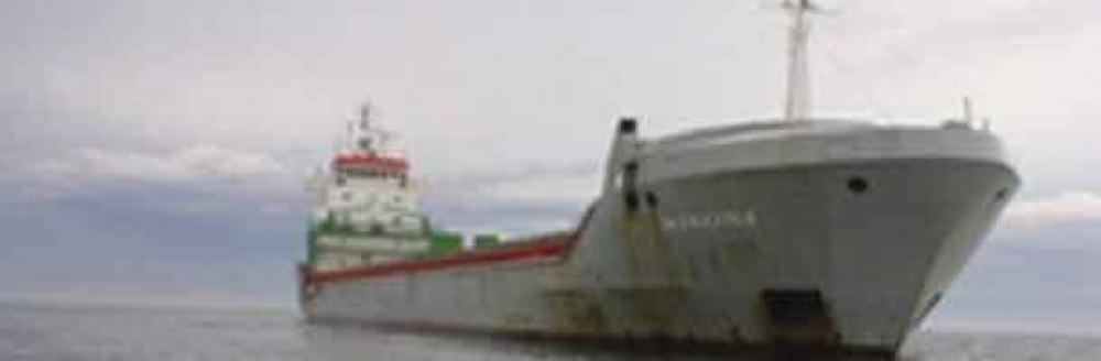 Tysk fragtskib får lov at sejle videre