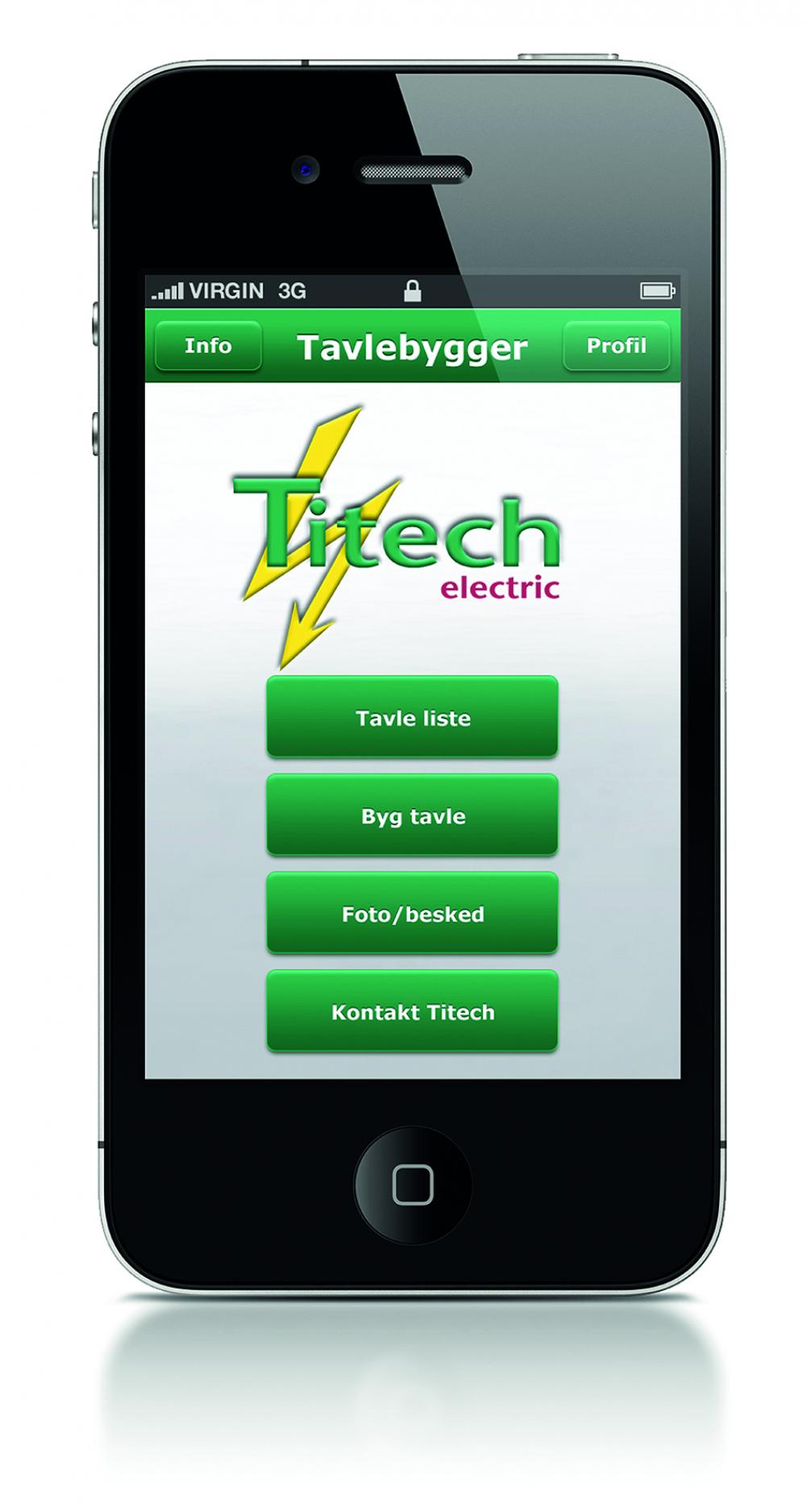 Titech tavlebygger-app