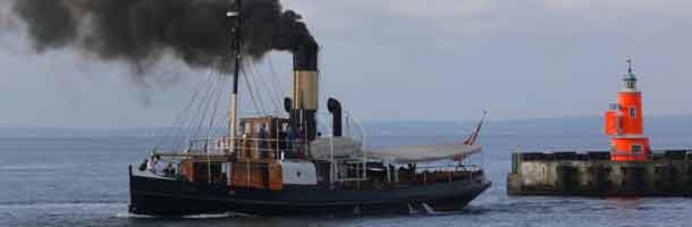 Dampskib med i Fyn Rundt sejladsen