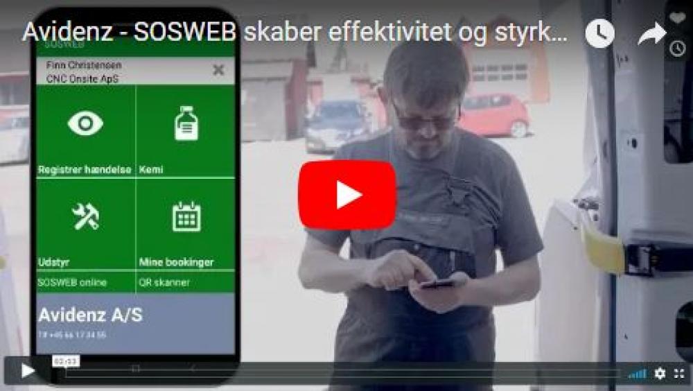 Spar tid og penge med SOSWEB Spar tid og penge med SOSWEB