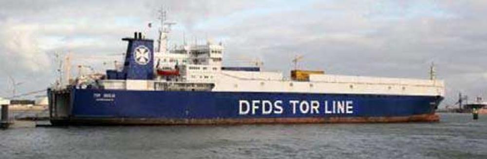 Ingen problemer i ophugning af DFDS-skib