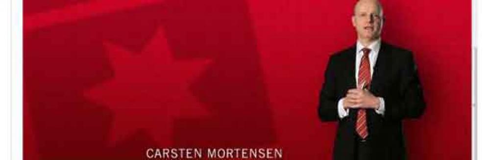 Carsten Mortensen gennemgår regnskab