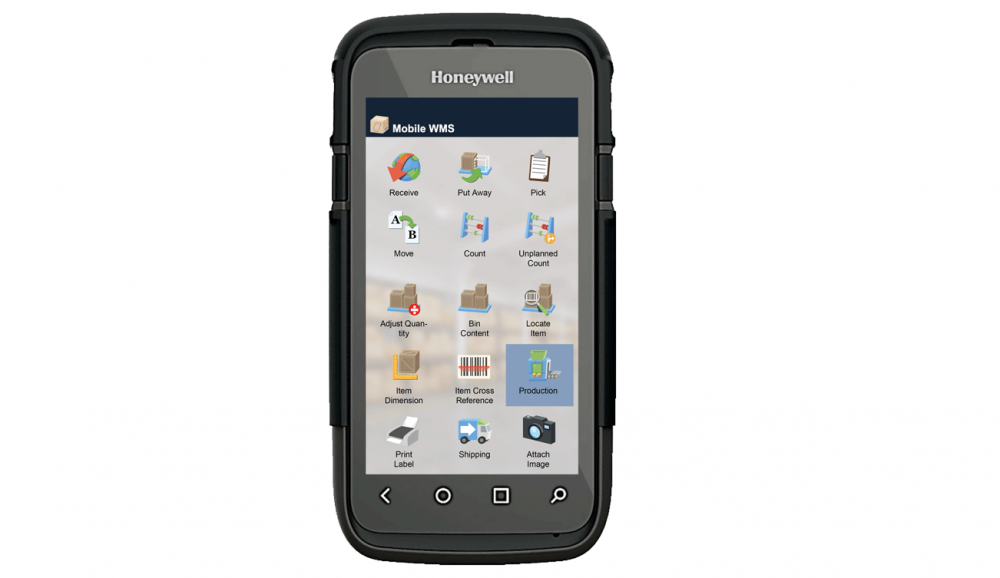 Produktionsmodulet i Mobile WMS
