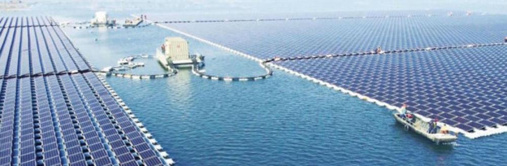Flydende solcelle-park er verdens største