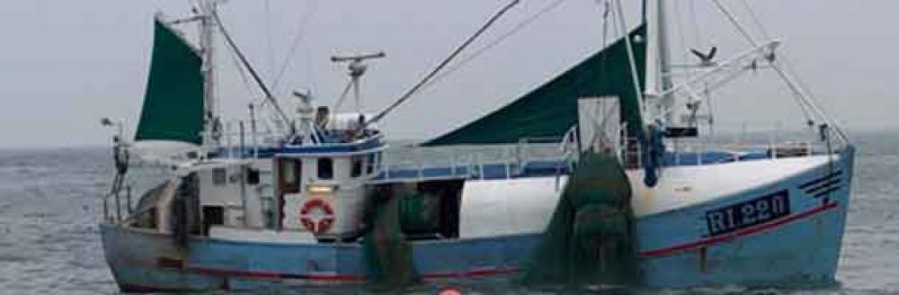 Fiskekutter fra Hvide Sande sunket
