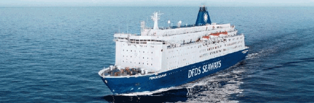 DFDS færge rev sig løs under storm