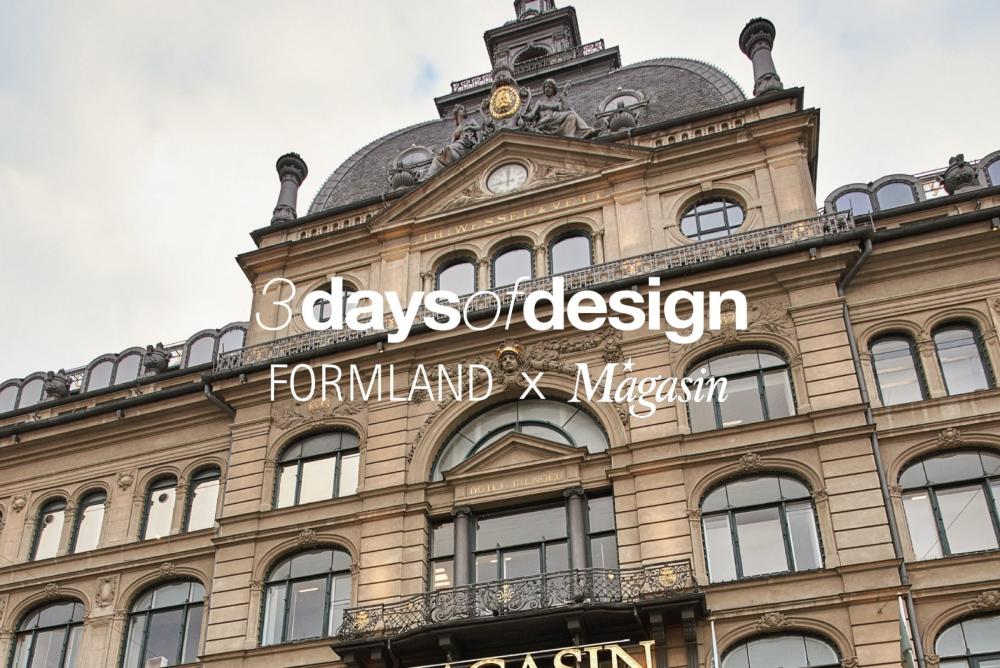 3daysofdesign: Formland og Magasin inviterer indenfor til udstillingen Terrassen & Salonen