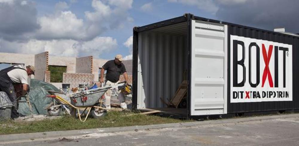Lagercontainer hos BOXIT