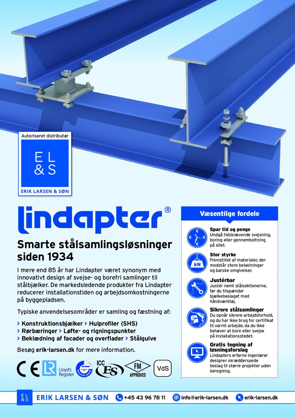 Lindapter flyer (DK)