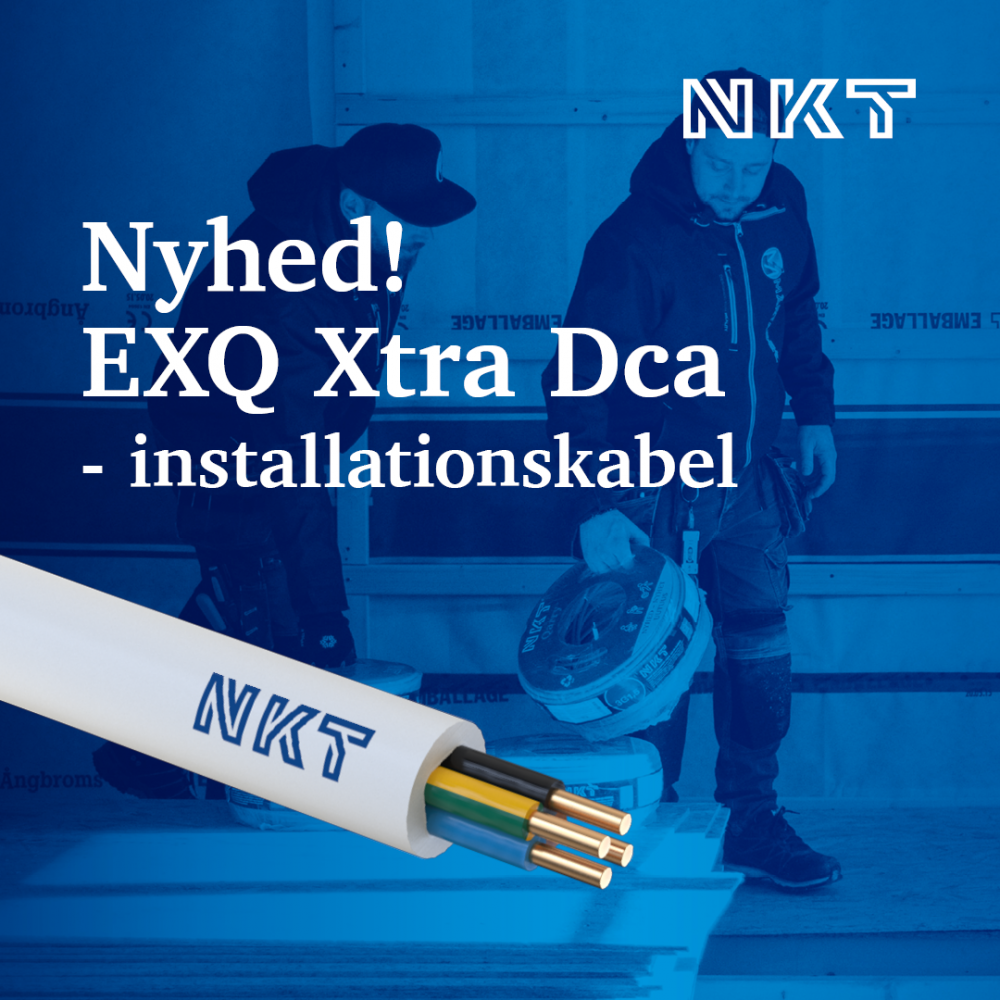 Installationskabler med brandklasse Dca & B2ca