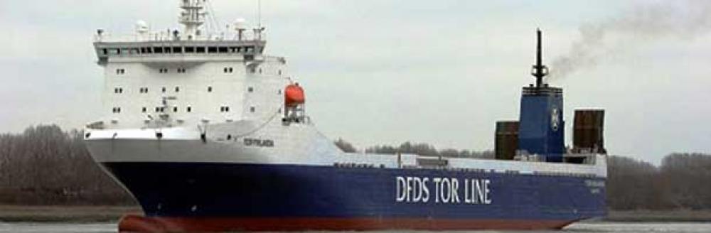 DFDS flytter rundt på skibe i Nordsøen