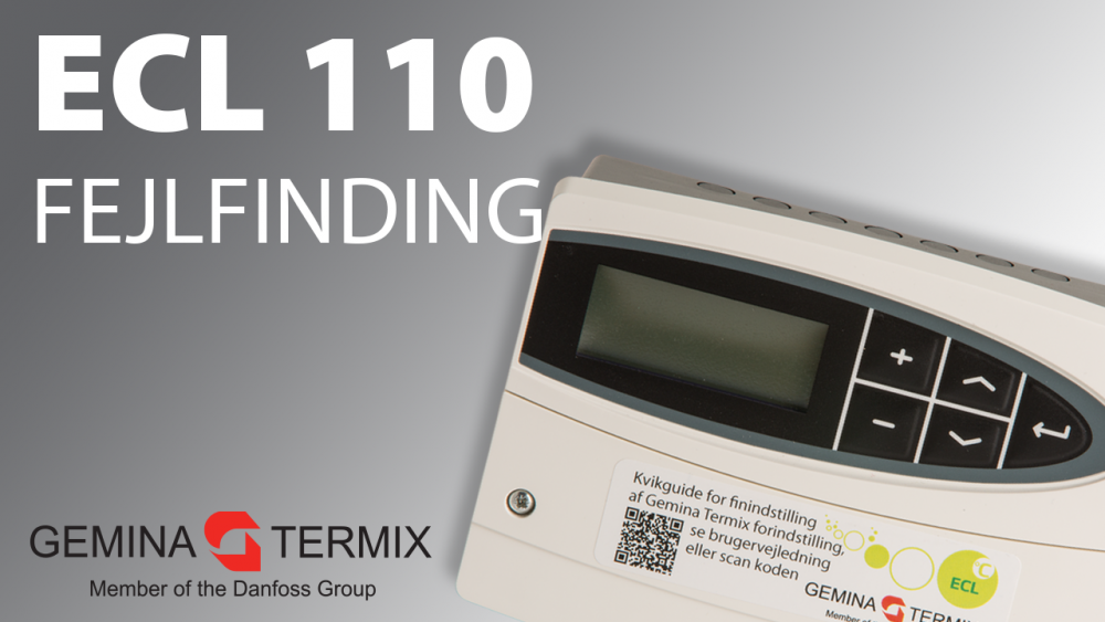 Fejlfinding på ECL 110