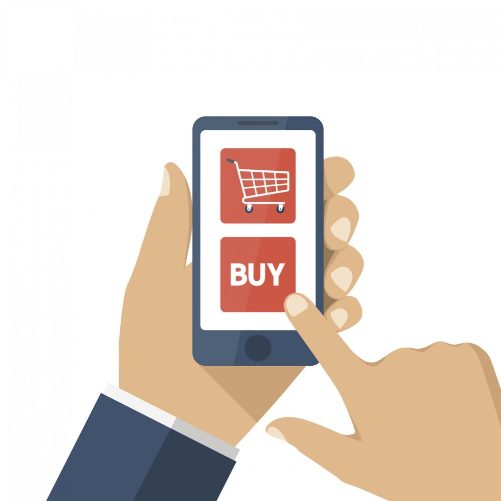 Den mobile e-handel vokser