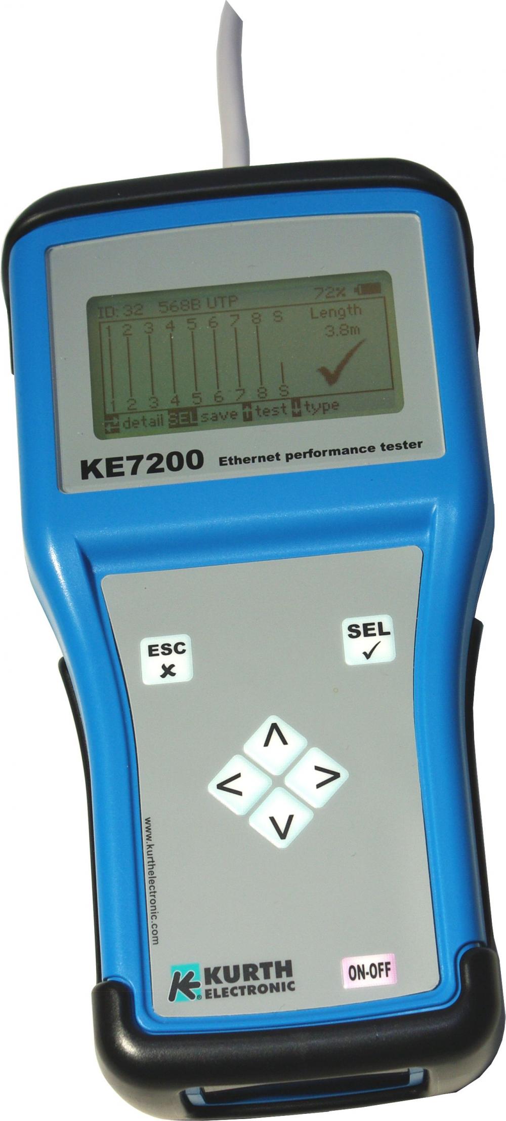 Ethernet- og LAN-tester med ping og POE test