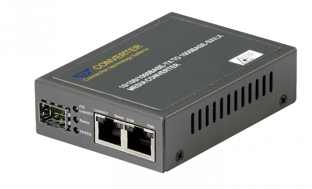 Ny fibernet-konverter til Gigabit Ethernet