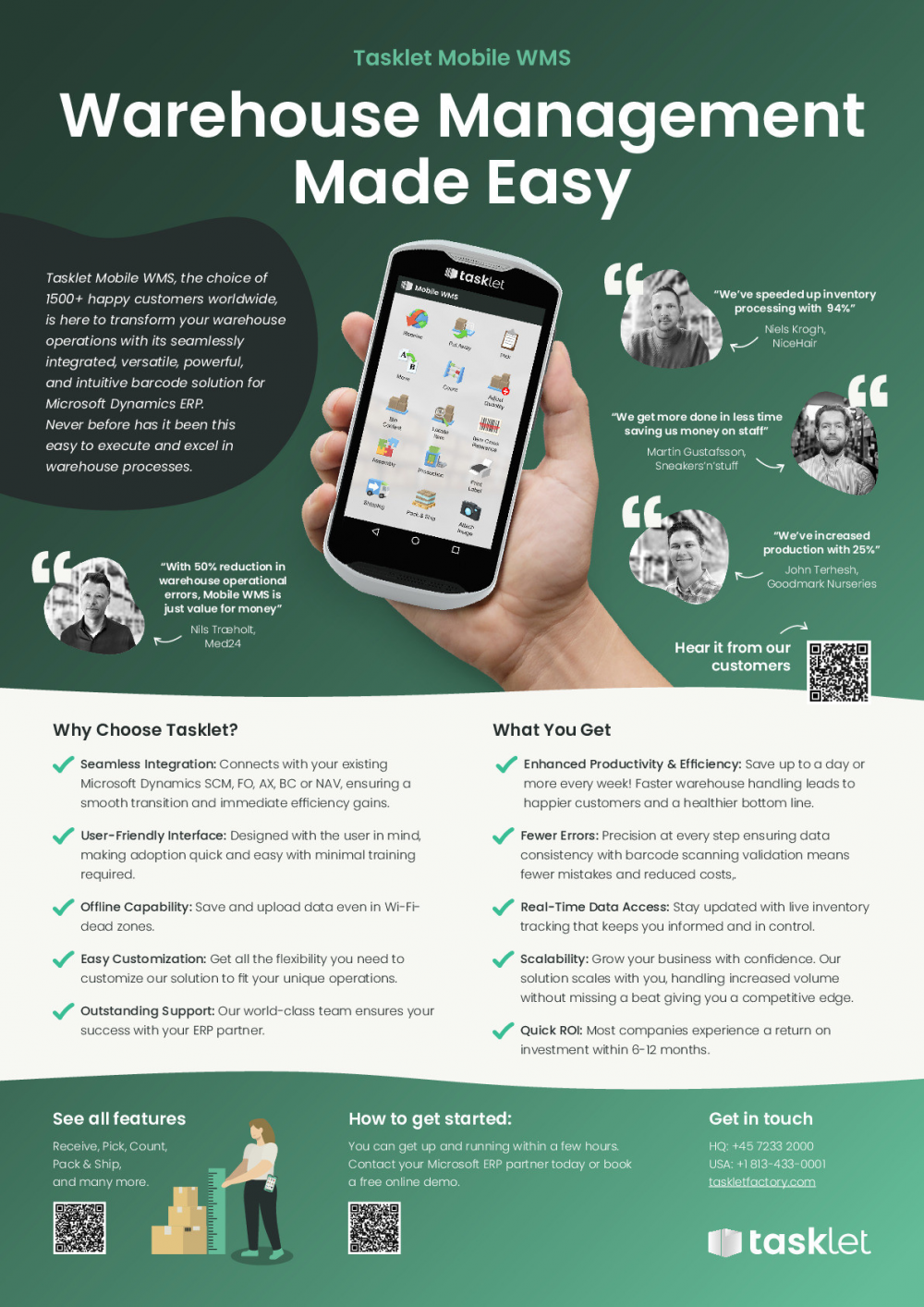 Why Choose Tasklet Mobile WMS - Warehouse Management Made Easy