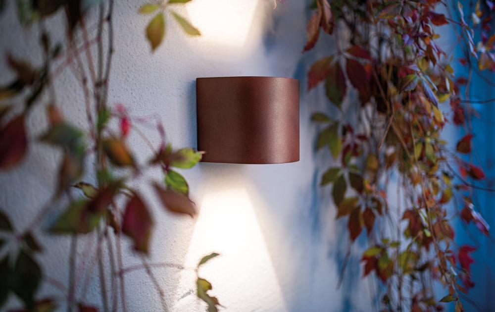 Klassiske udendørslamper i Corten