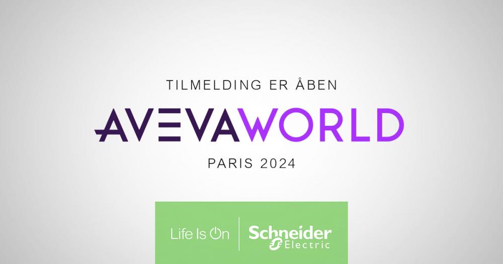 Tilmelding til AVEVA World 2024