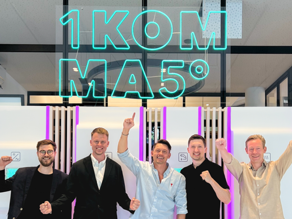1KOMMA5° er blevet kåret som markedsleder i Europa