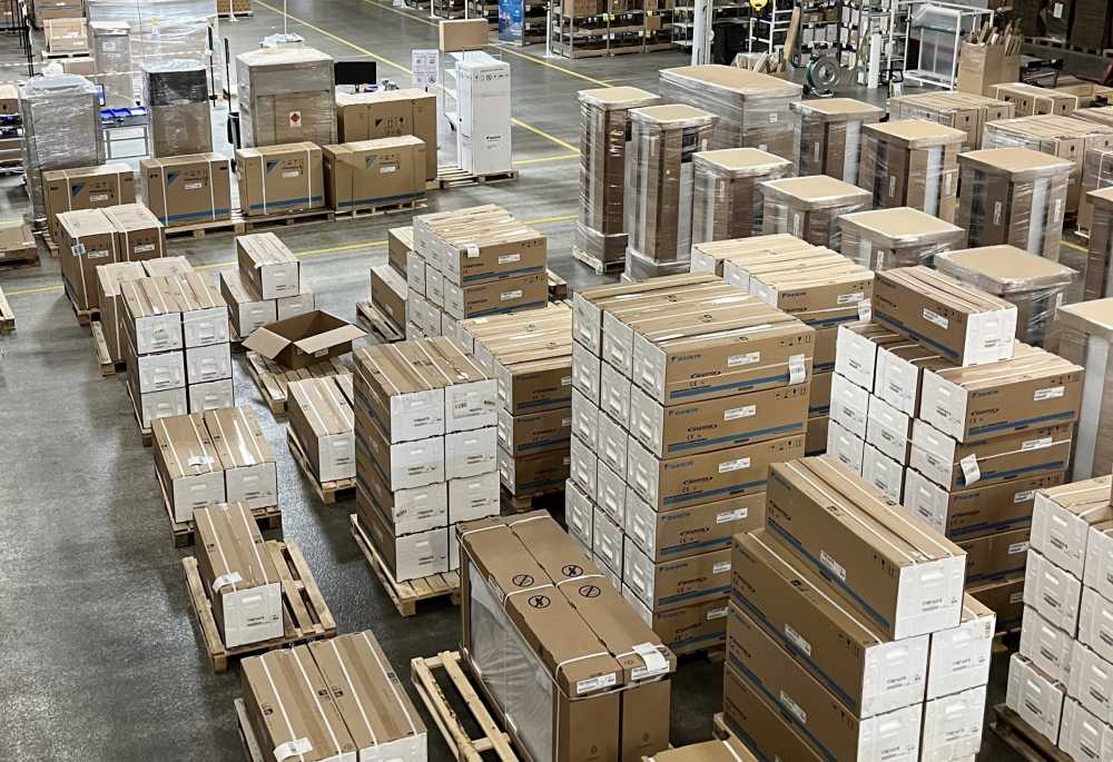 Daikin halverer leveringstid med nyt stort lager