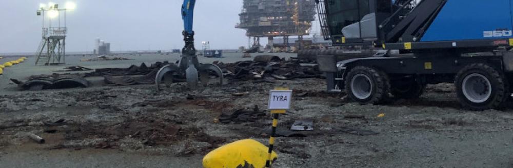 98,5 pct. af Tyra-platforme genanvendt