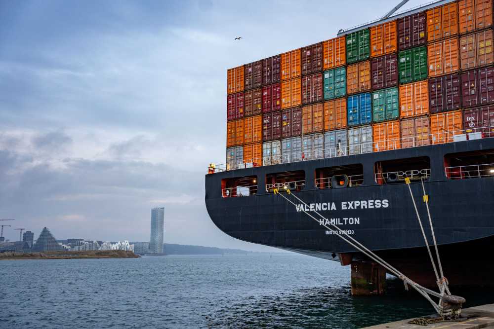 Aarhus Havn har budt første skib på en ud af to nye ruter velkommen