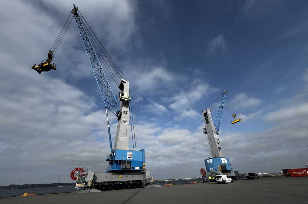 Elektriske kraner baner vej for grøn havnedrift