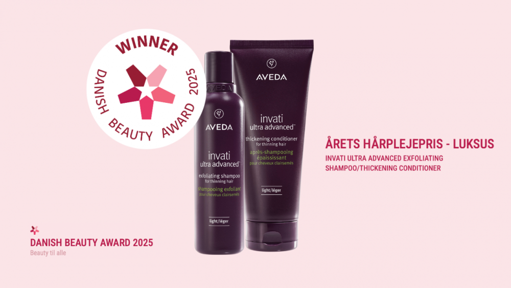 🏆 Aveda vinder Danish Beauty Award 2025 for årets hårplejeprodukt!