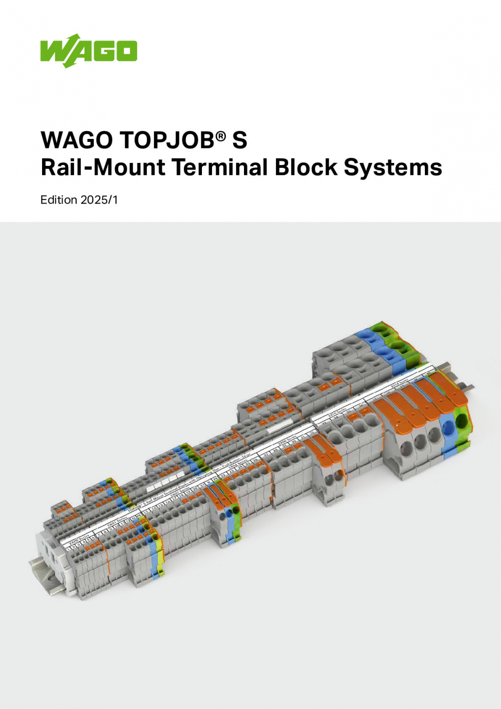 WAGO TOPJOB® S Rail-Mount Terminal Block Systems 1/2025