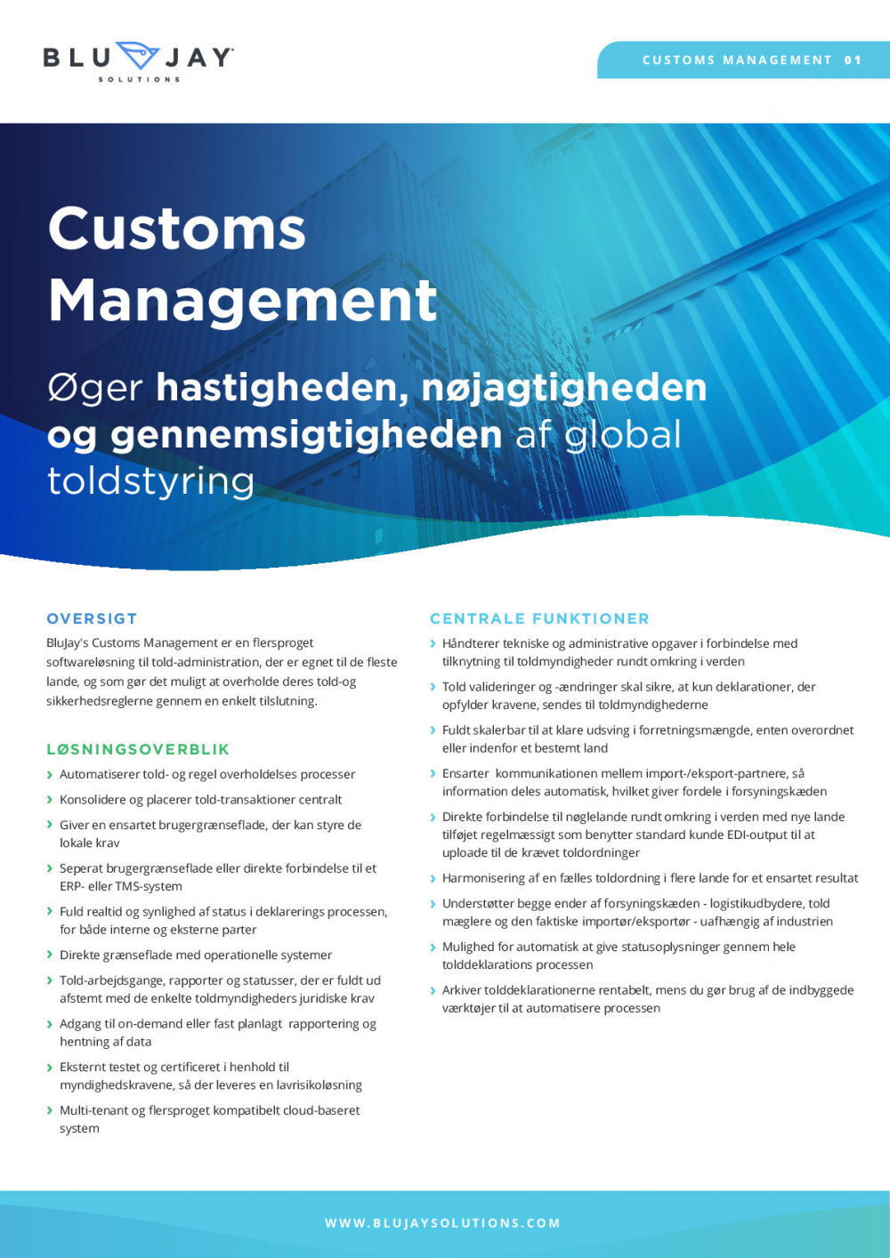 Customs Management