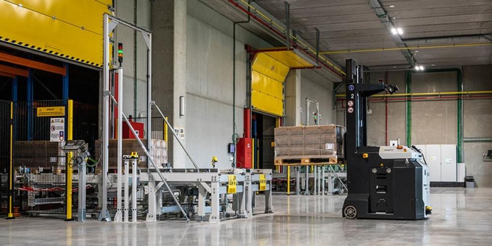 Dematic Automates the New pgb-Europe High-Bay Pallet Warehouse
