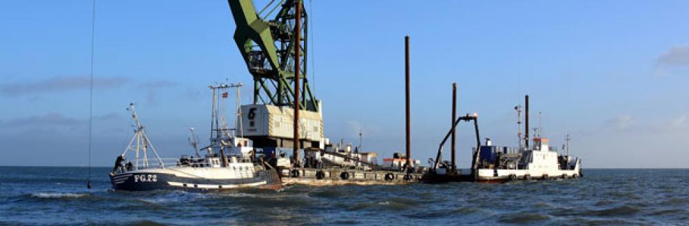 Grundstødt trawler bjærget ved Skagen
