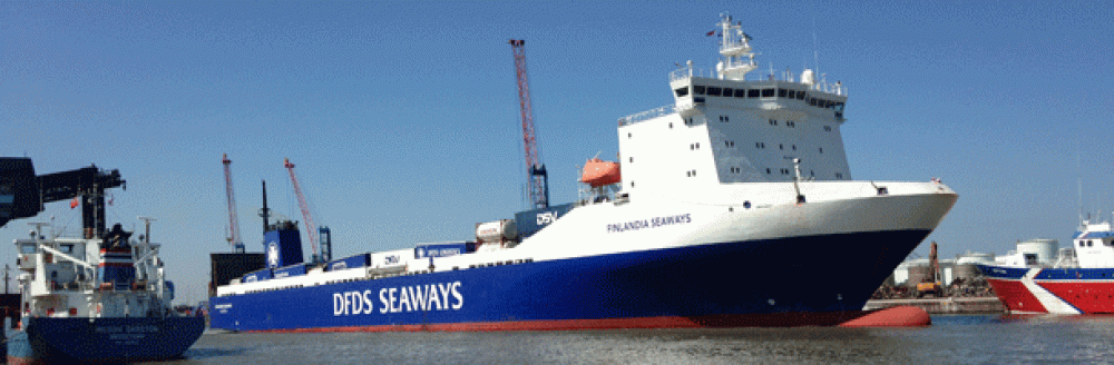 Redningsplan for skotsk-belgisk DFDS-rute