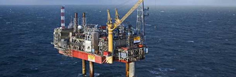 North Sea platform temporarily demanned