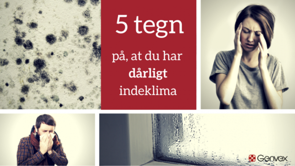 5 tegn på, at du har et dårligt indeklima