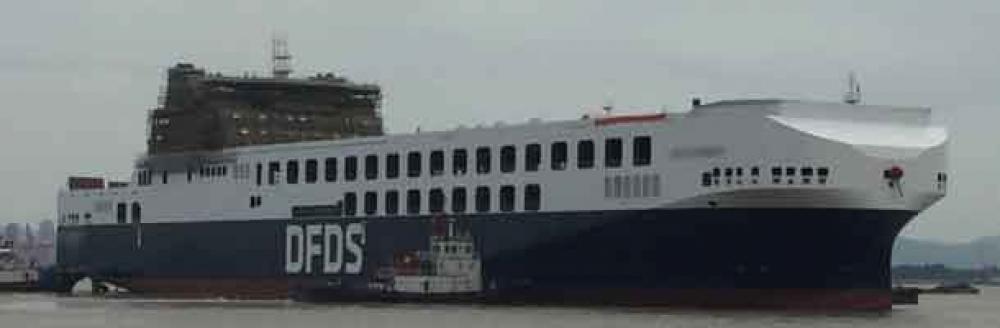 Så flyder det første af DFDS Jinling-skibe