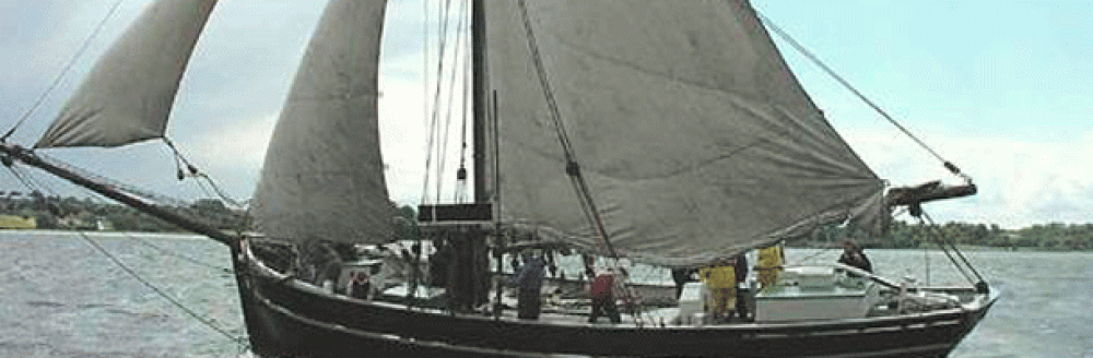 Unge på 162 år gammelt sejlskib
