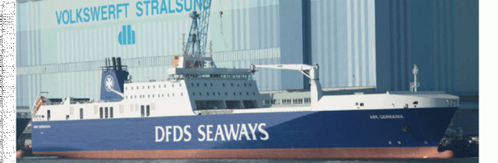 Ark Germania sat ind på Esbjerg-rute