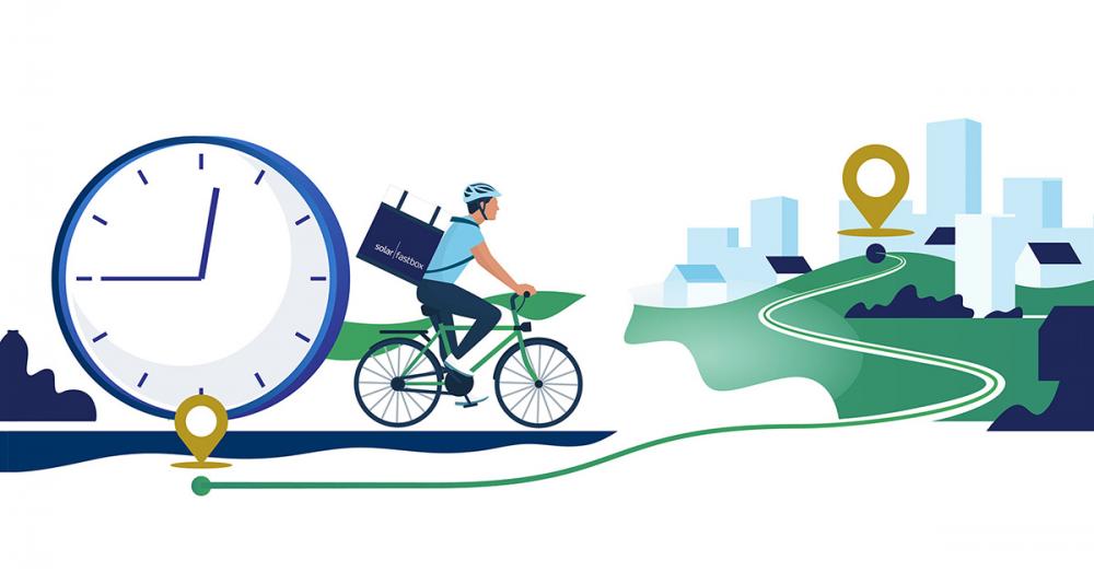 Grøn levering med Solar Fastbox